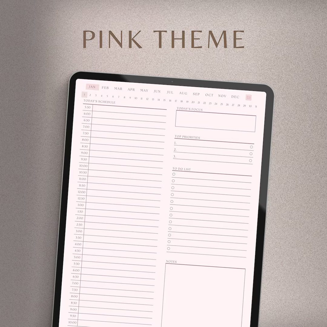 Ultimate Digital Daily Planner & Journal - Better Organized