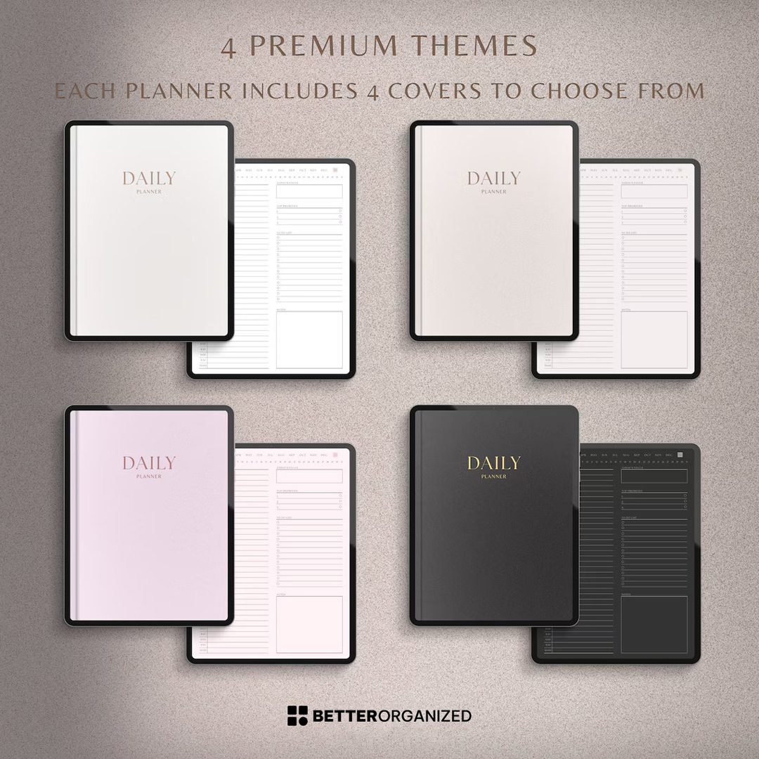 Ultimate Digital Daily Planner & Journal - Better Organized