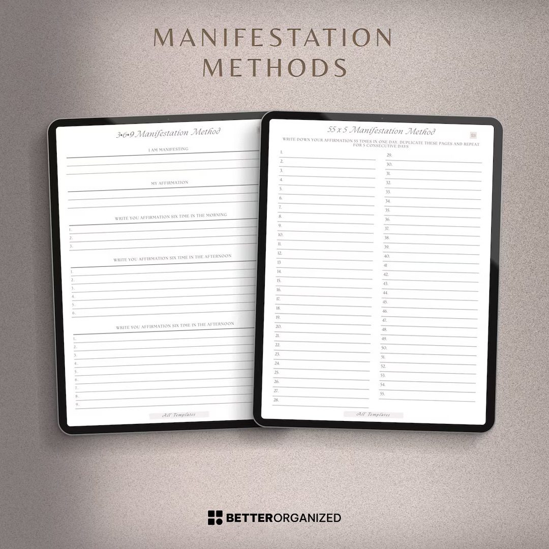 Ultimate Digital Manifestation Journal - Better Organized