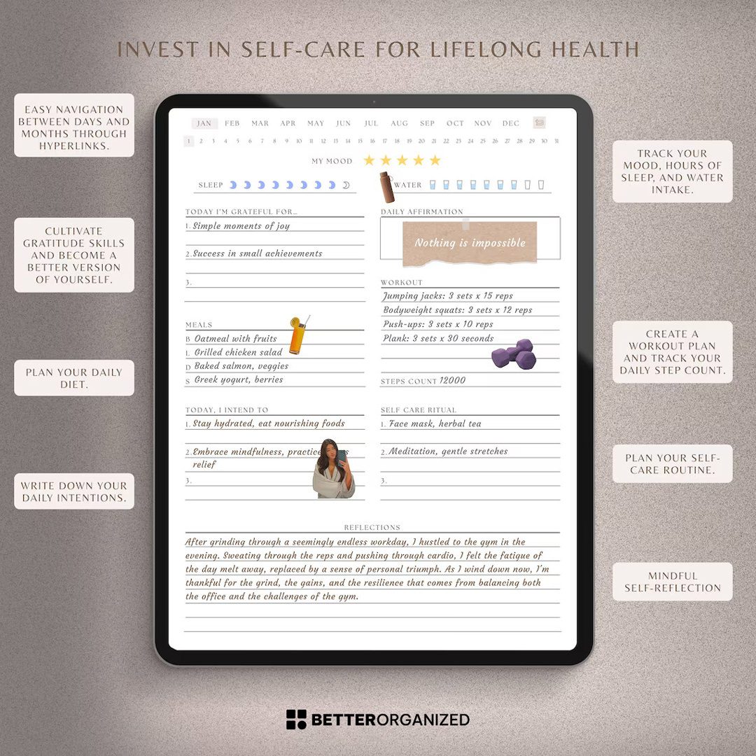 Ultimate Digital Wellness Journal - Better Organized