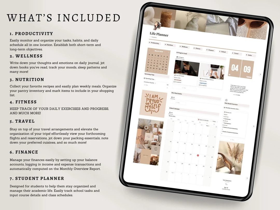 Ultimate All-In-One Planner Notion - Better Organized