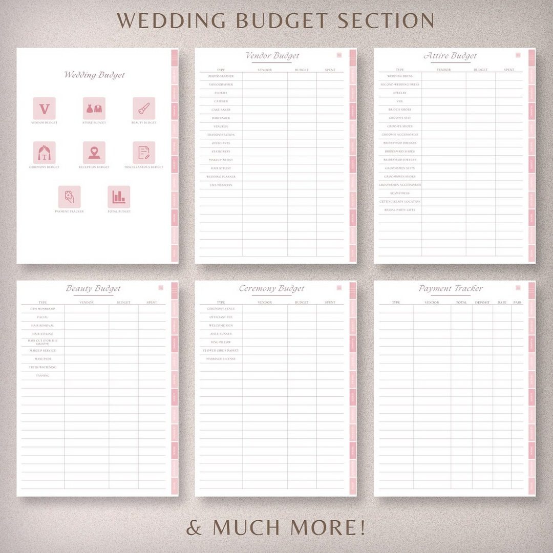 Ultimate Digital Wedding Planner - Better Organized